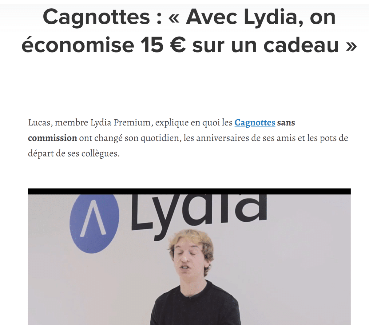 Lydia et les 3 piliers de la stratégie de contenu - Étude de cas